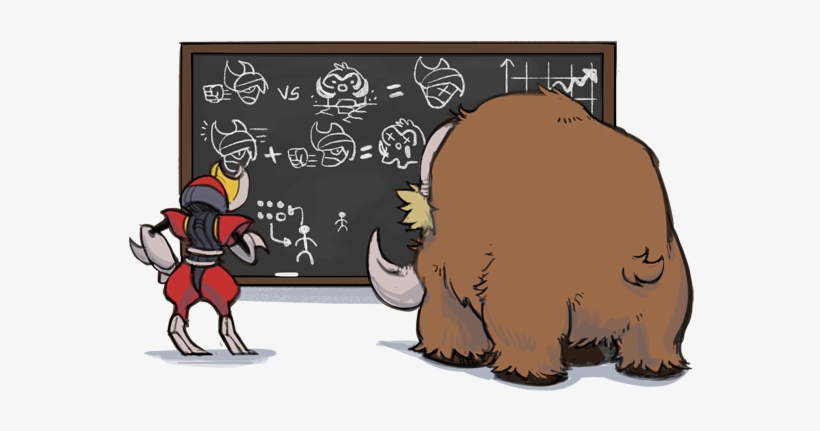 Mamoswine And Bisharp Having Fun - Hax Pokemon - Free Transparent PNG ...