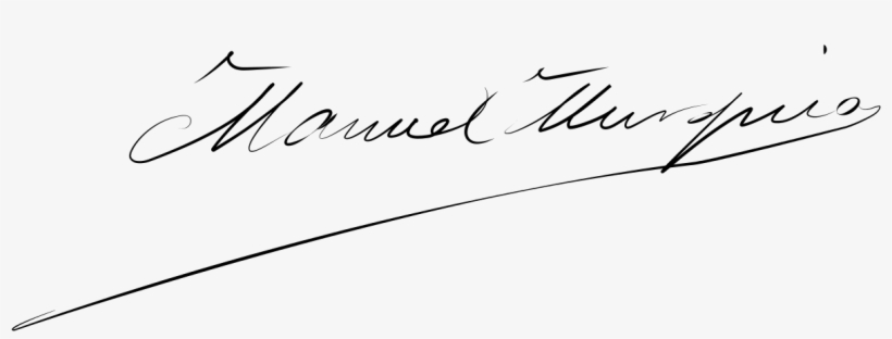 Firma Manuel Murguia - Calligraphy - Free Transparent PNG Download - PNGkey