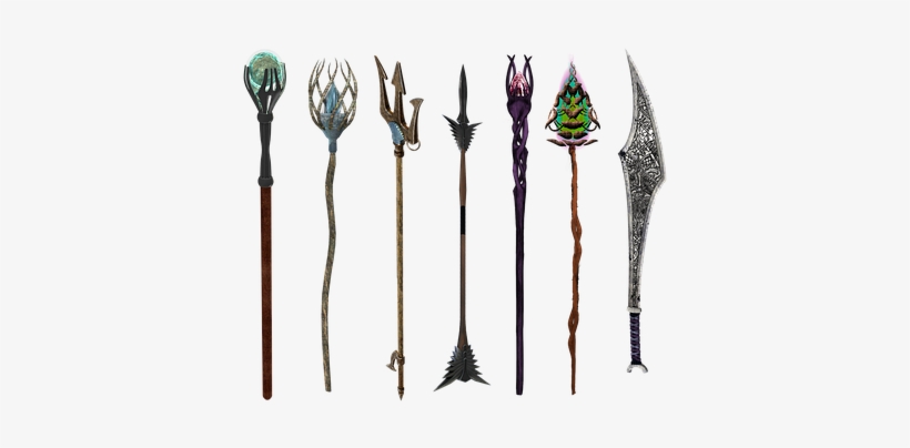 Wand, Magic, Fantasy, Staff, Trident - Spellcaster Staff - Free ...