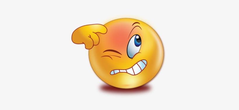 Hard Thinking Red Face - Emoji Thinking Hard - Free Transparent PNG ...
