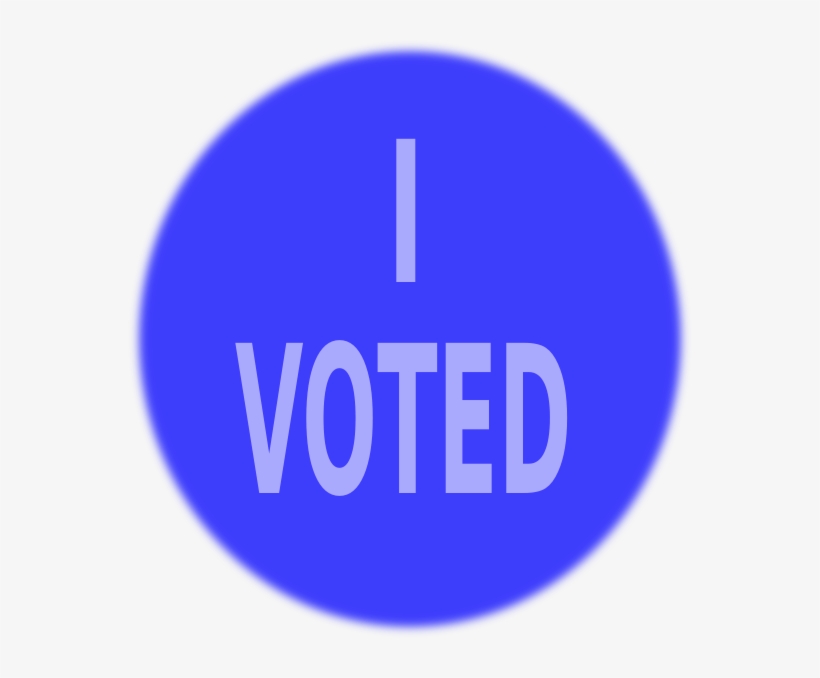 Blue Vote Sign Svg Clip Arts 564 X 598 Px - Free Transparent PNG ...