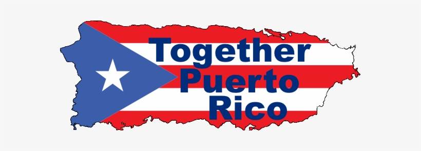 Together Puerto Rico - Puerto Rico Flag Island - Free Transparent PNG ...
