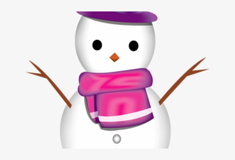 Pink Snowman With Background - Free Transparent PNG Download - PNGkey