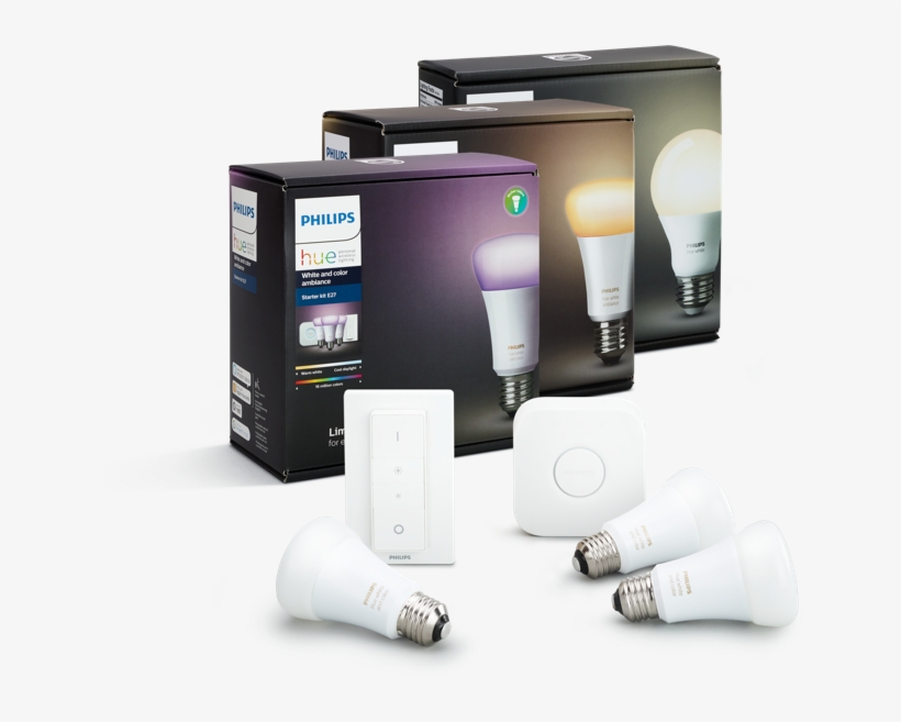 Hue White And Colour Ambiance Starter Kit E27 - Philips Lighting Hue ...