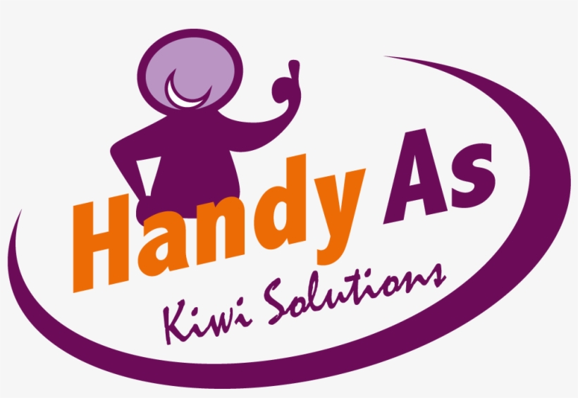 Handy As Logo Rgb - 2" X 2" White Vinyl Square Full Color Decal - Free ...