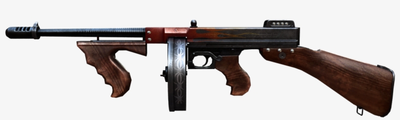 Thomson Hellfire Edit - Thompson Submachine Gun Png - Free Transparent ...
