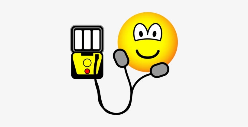 Heart Defibrillator Emoticon - Smiley Champagne - Free Transparent PNG ...