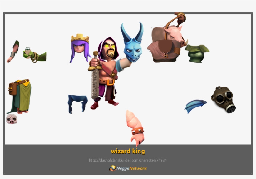 Clash Of Clans Wizard King Download - Clash Of Clans - Free Transparent ...