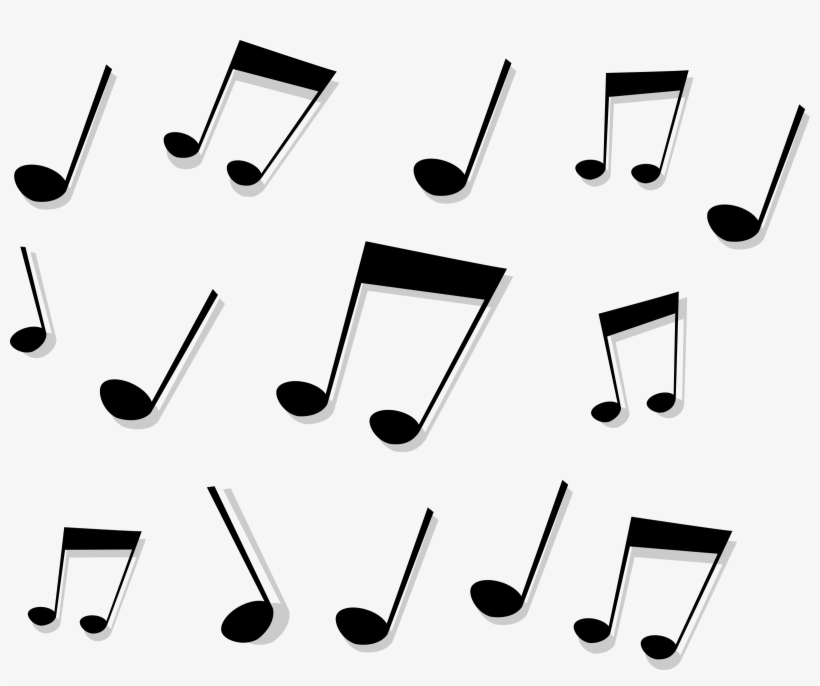 Big Image - Music Notes Clipart - Free Transparent PNG Download - PNGkey