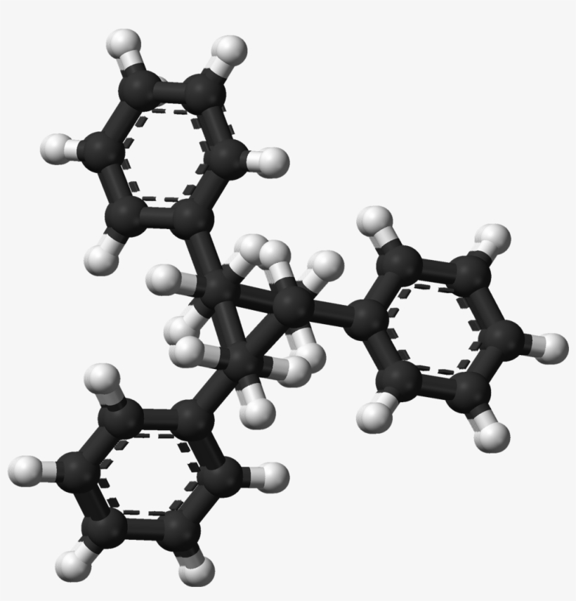 Isotactic Polystyrene Chain Looking Down Axis From - Science Of ...