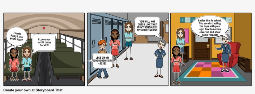 School Dress Code - Cartoon - Free Transparent PNG Download - PNGkey