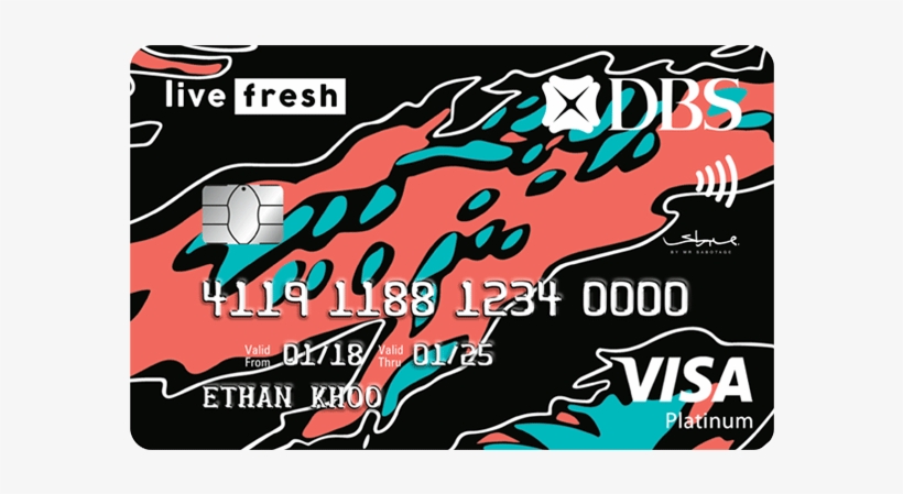 Dbs Live Fresh Card - Dbs Live Fresh Card Review - Free Transparent PNG ...