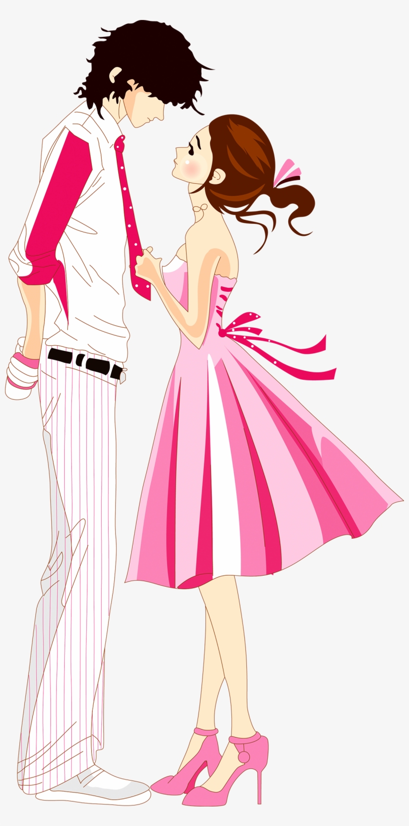 Love Romantic Cartoon Png - Free Transparent PNG Download - PNGkey