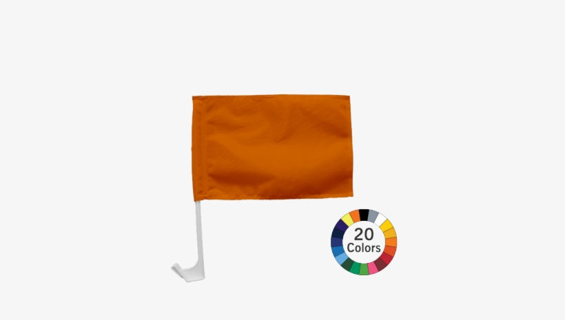Small Stock Color Car Flags Can Create Uniformity On - One-color Tear ...