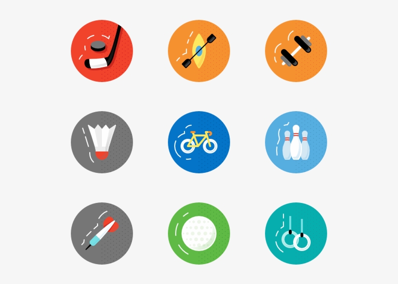 Sports 25 Icons - Circle - Free Transparent PNG Download - PNGkey