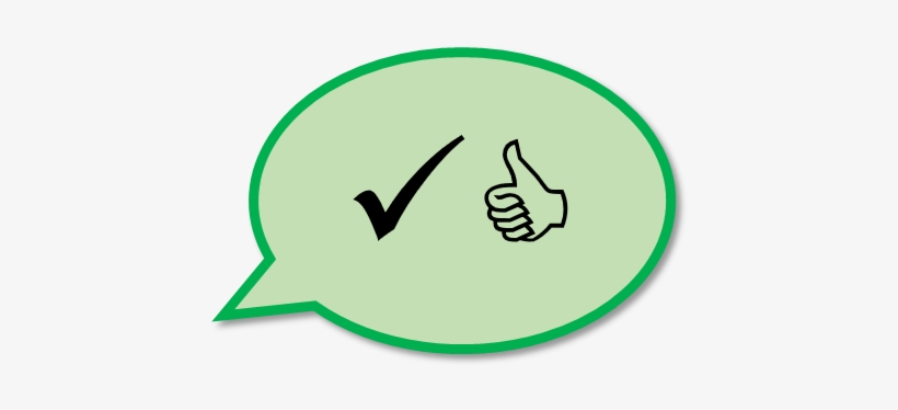 Right Tick Thumbs Up - Thumb Signal - Free Transparent PNG Download ...