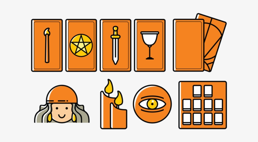 Vector Tarot Icons - Free Transparent PNG Download - PNGkey