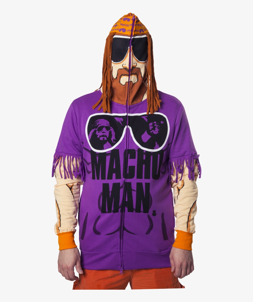 Macho Man Randy Savage Costume Hoodie - Macho Man Costume Hoodie - Free ...