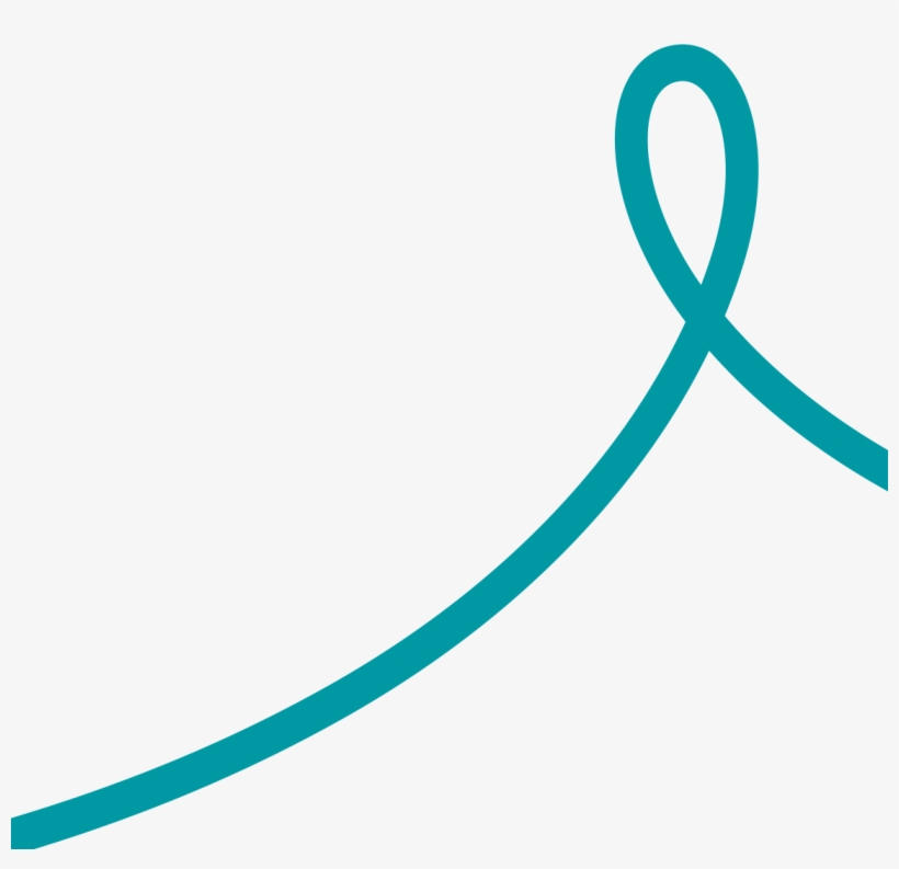 Teal Ribbon - Free Transparent PNG Download - PNGkey
