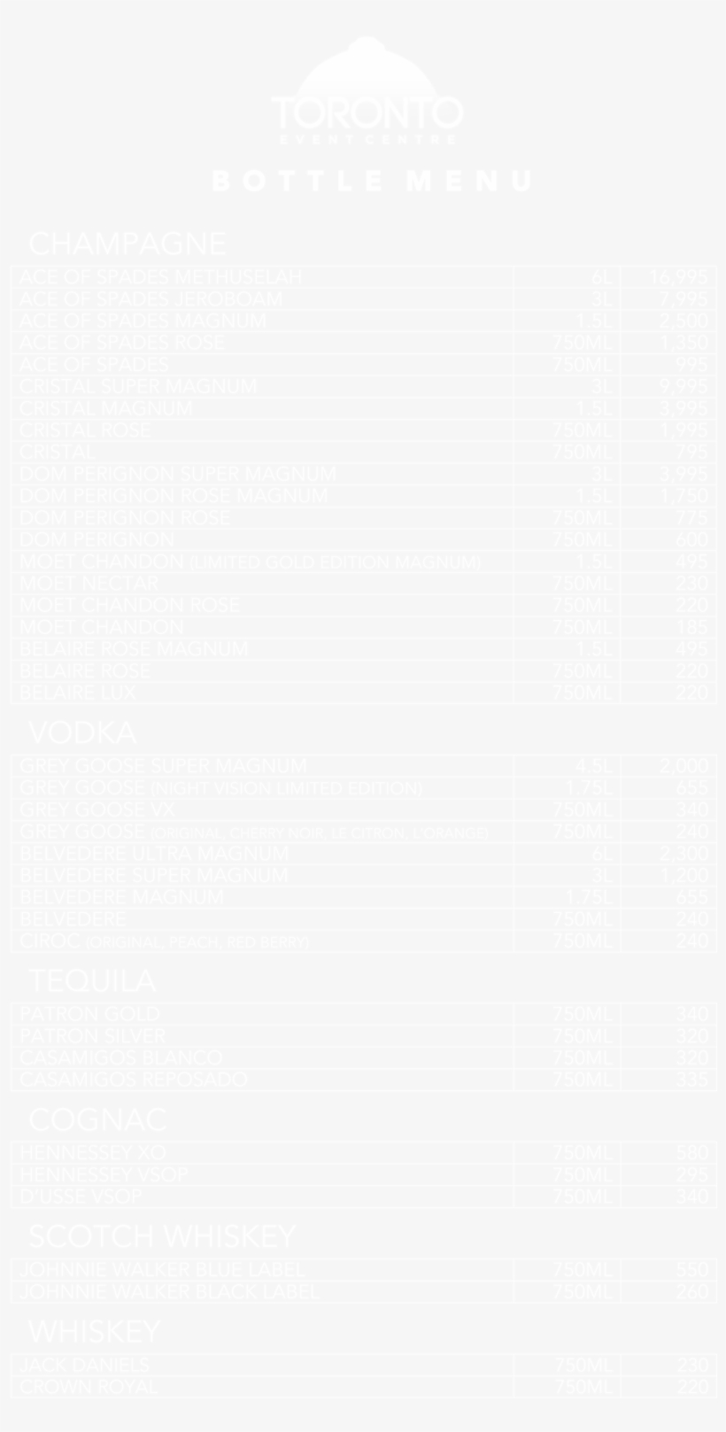 Tec Bottle Menu Food 1 Copy - Free Transparent PNG Download - PNGkey