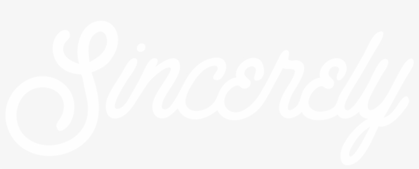 Sincerely Band Logo White - Potters Bar - Free Transparent PNG Download ...
