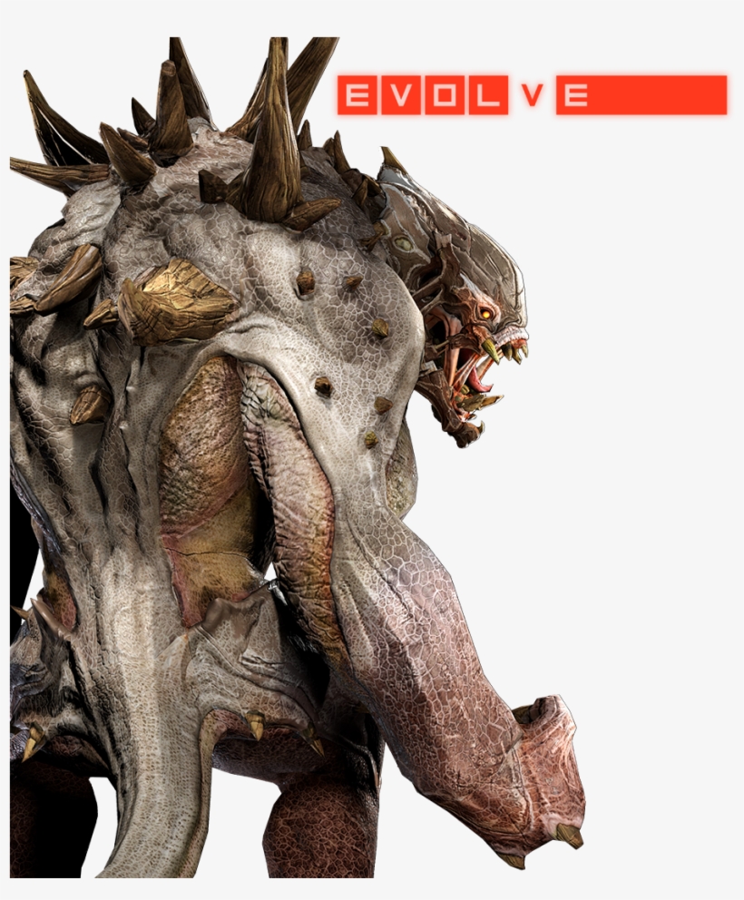 Goliath Elite Render-logo - Evolve Goliath Elite Skin - Free Transparent PNG Download - PNGkey
