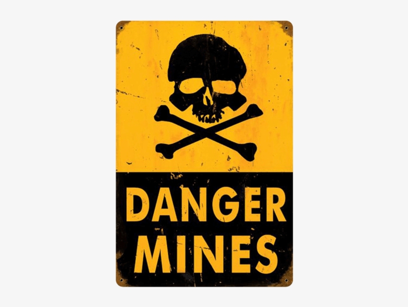 Minefield Warning Sign - Impact Of Mining On Environment Ppt - Free ...
