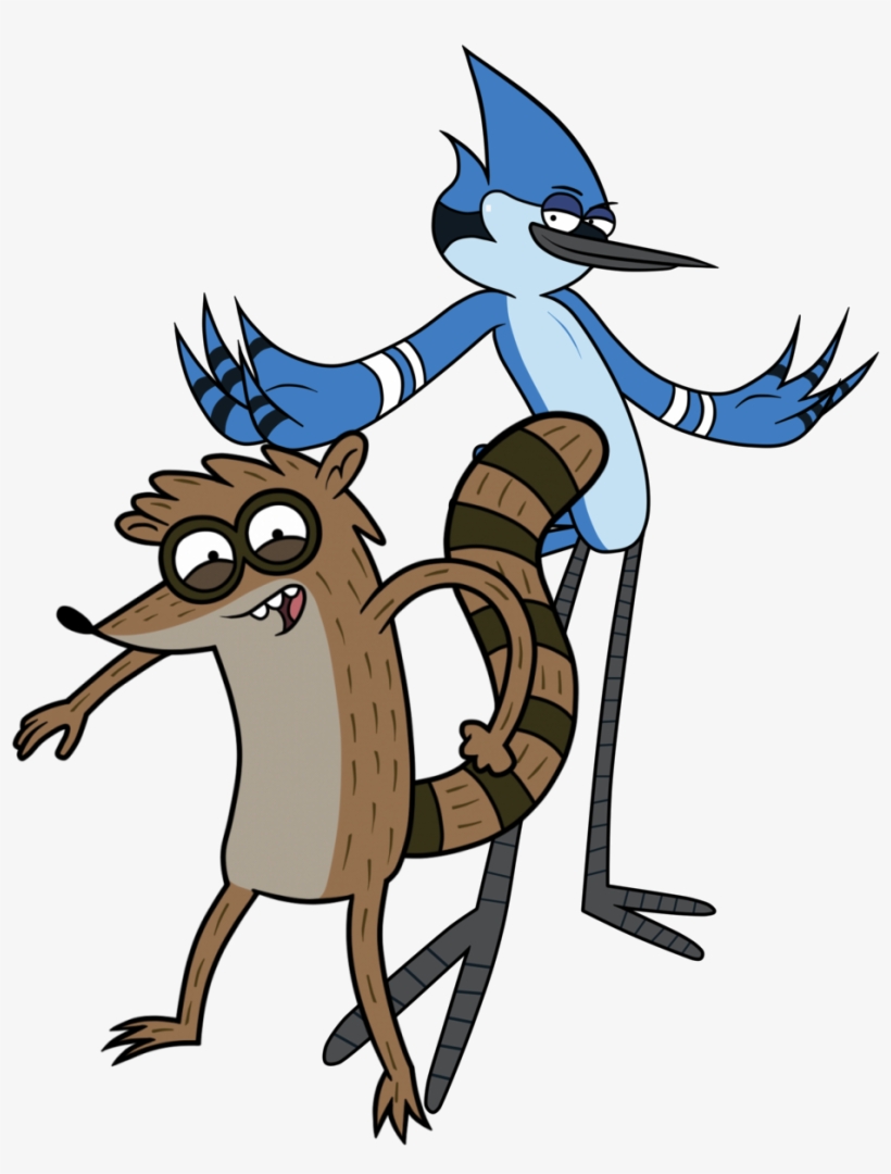 Mordecai & Rigby - Blue Jay Regular Show - Free Transparent PNG ...
