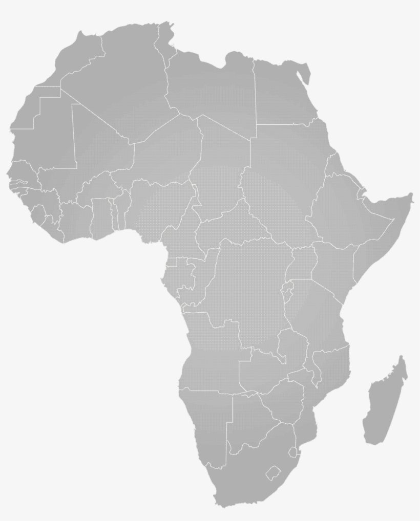 Africa Map Grey Png - Free Transparent PNG Download - PNGkey