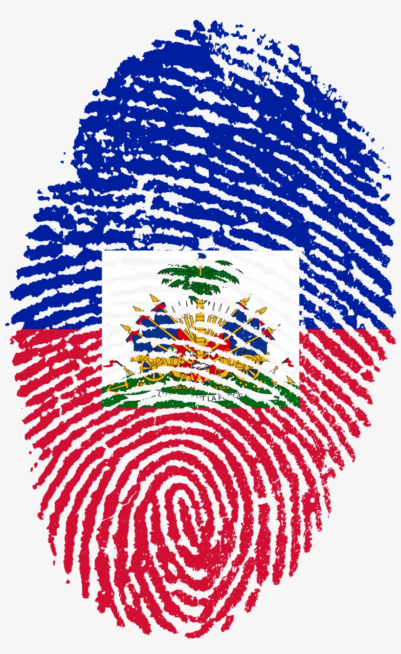 Haiti Is In My Dna - Haitian Fingerprint - Free Transparent PNG ...