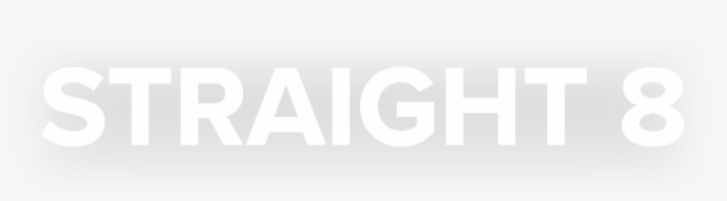 Straight 8 Logo With Drop Shadow - Free Transparent PNG Download - PNGkey
