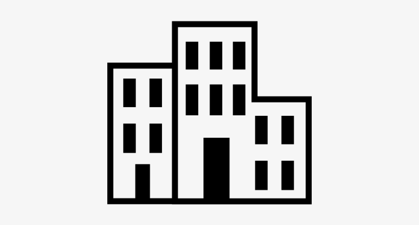 Office Buildings Vector - Office Building Logo White Png - Free ...