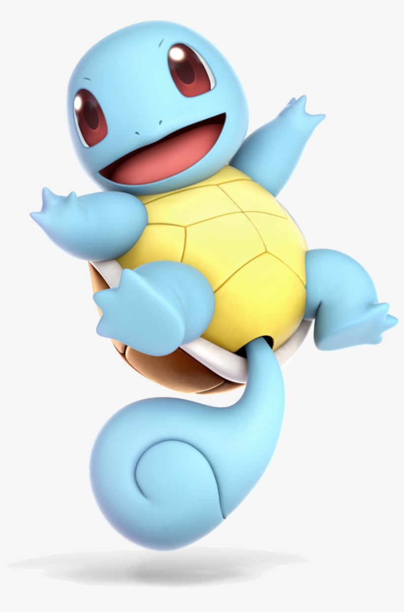 37 - Squirtle - Super Smash Bros Ultimate Pokemon Trainer - Free Transparent PNG Download - PNGkey