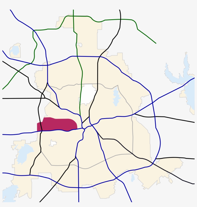 West Dallas Map - Free Transparent PNG Download - PNGkey