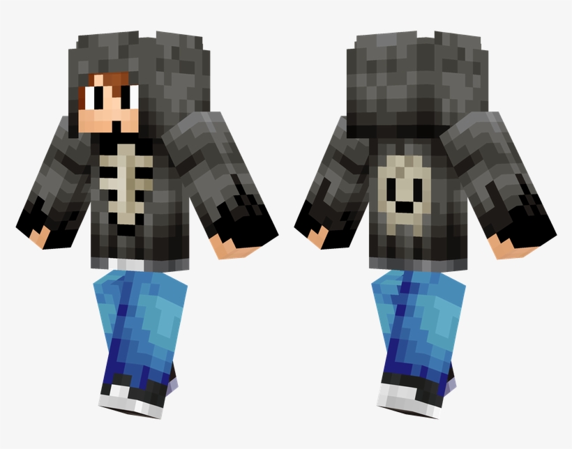 Skull Kid - Skull Boy Minecraft Skin - Free Transparent PNG Download ...