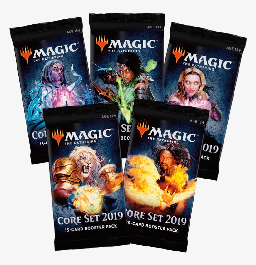 Core Set 2019 [booster] - Magic: The Gathering - Free Transparent PNG ...