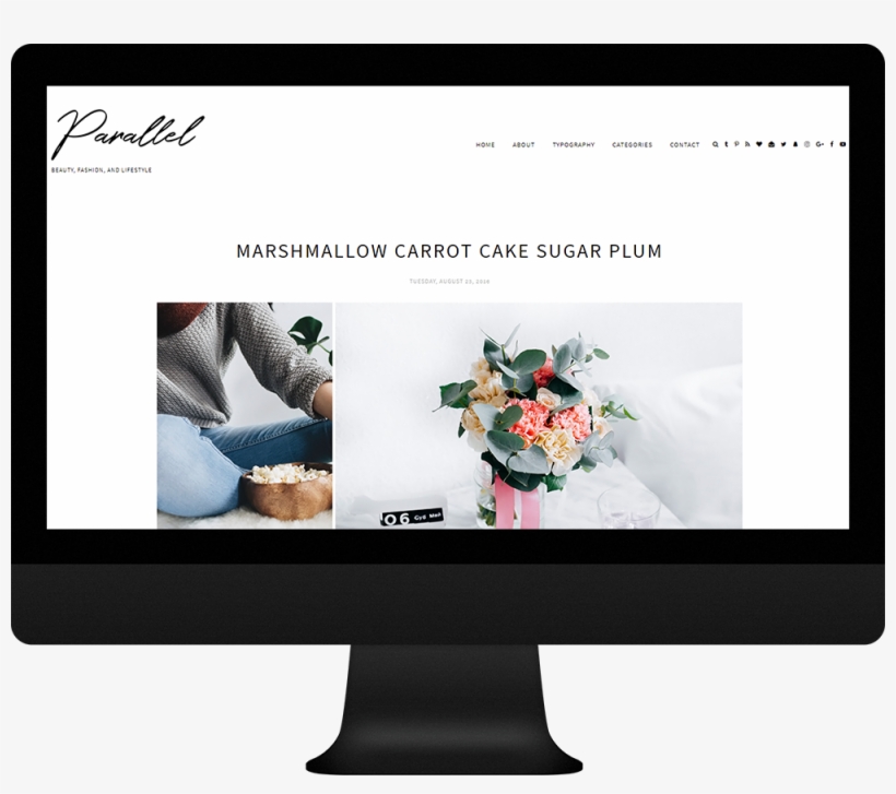 Responsive Blogger Theme Custom Logo - Blogger - Free Transparent PNG ...