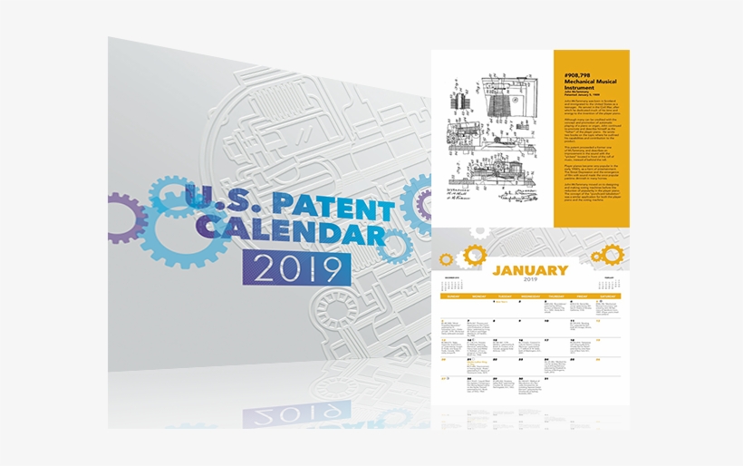 2019 Patent Calendar - Patent - Free Transparent PNG Download - PNGkey