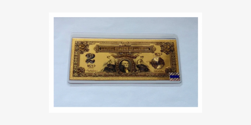 1899 24k Gold Two Dollar National Bank Note - Banknote - Free ...