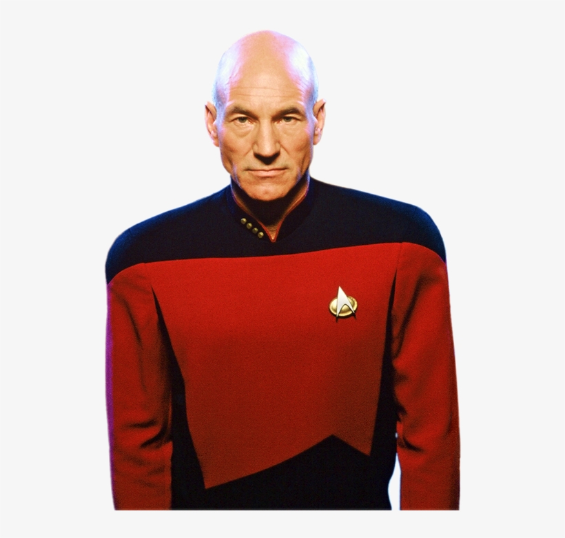 Jean-luc Picard 1 - Star Trek Discovery Tos - Free Transparent PNG ...