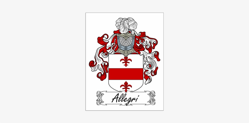 Allegri Family Crest - Grillo Family Crest - Free Transparent PNG ...