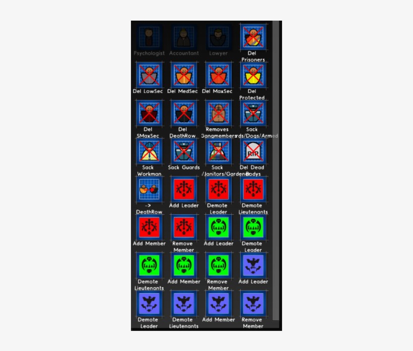 Developer Mod Menu - Prison Architect Spawn Menu - Free Transparent PNG ...