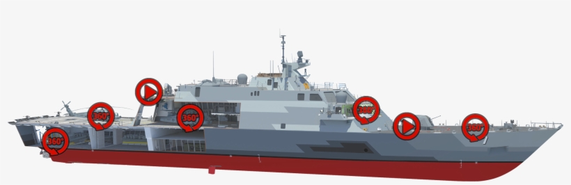 Freedom Class Lcs Cutaway - Free Transparent PNG Download - PNGkey