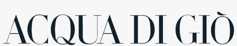Acqua Di Giò Logo - Free Transparent PNG Download - PNGkey