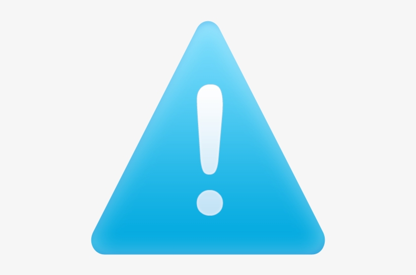 Alert-8 - Warning Icon Blue - Free Transparent PNG Download - PNGkey