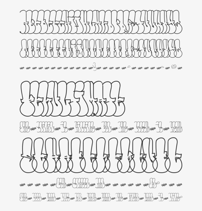 Throw-up Font - Number - Free Transparent PNG Download - PNGkey