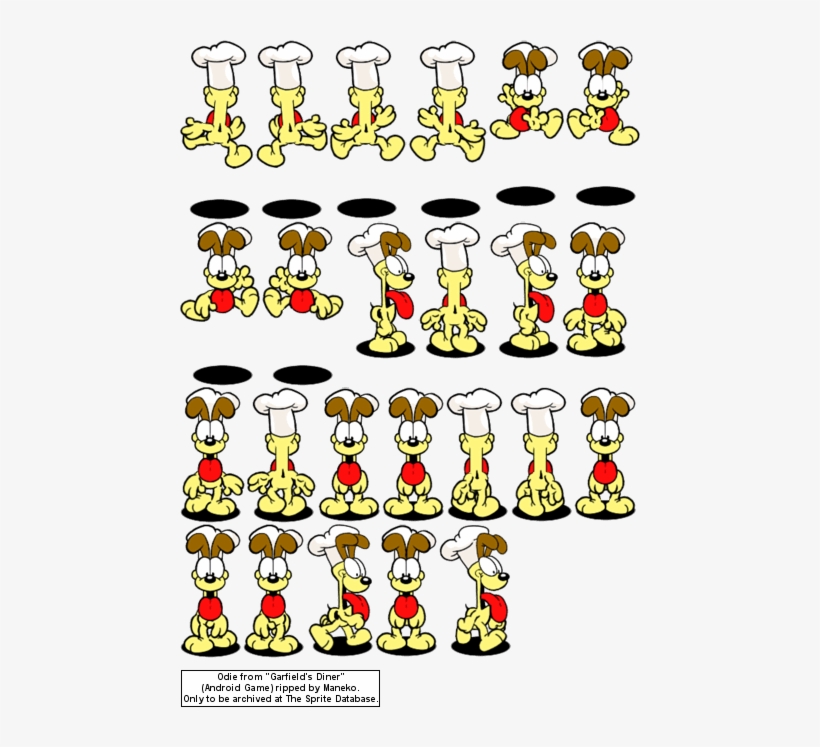 Odie - Odie Sprite - Free Transparent PNG Download - PNGkey