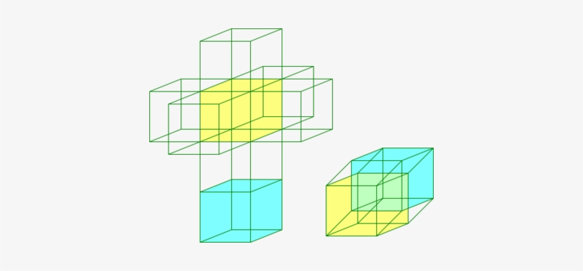 400px Tesseract Net - Salvador Dali 4 Dimensional Cross - Free ...