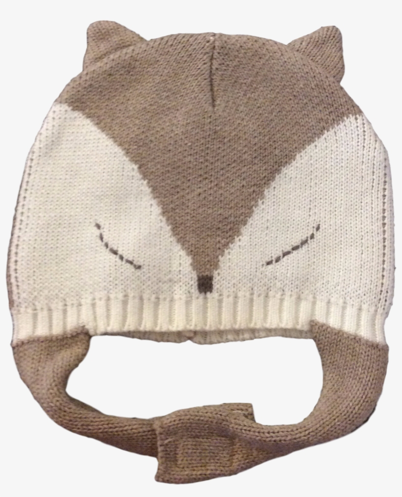 Fox Intarsia Pilot Hat - Angel Dear: Fox Intarsia Pilot Hat - Oatmeal ...