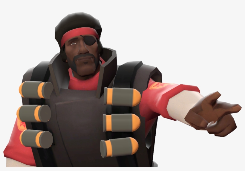 Demoman With The Demoman's Fro Tf2 - Tf2 Demoman Png - Free Transparent ...